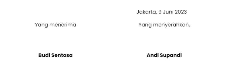 9 Contoh Surat Tanda Terima Dokumen, Template Gratis | Glints for Employers